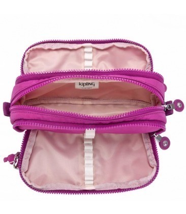 ESTOJO KIPLING GITROY BRIGHT PINK ROXO | Acquarela Shop
