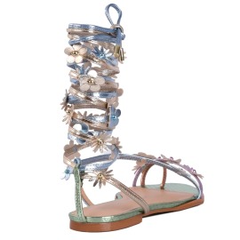 SANDÁLIA RASTEIRA GLAM SCHUTZ MARROM | Acquarela Shop