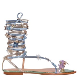 SANDÁLIA RASTEIRA GLAM SCHUTZ MARROM | Acquarela Shop