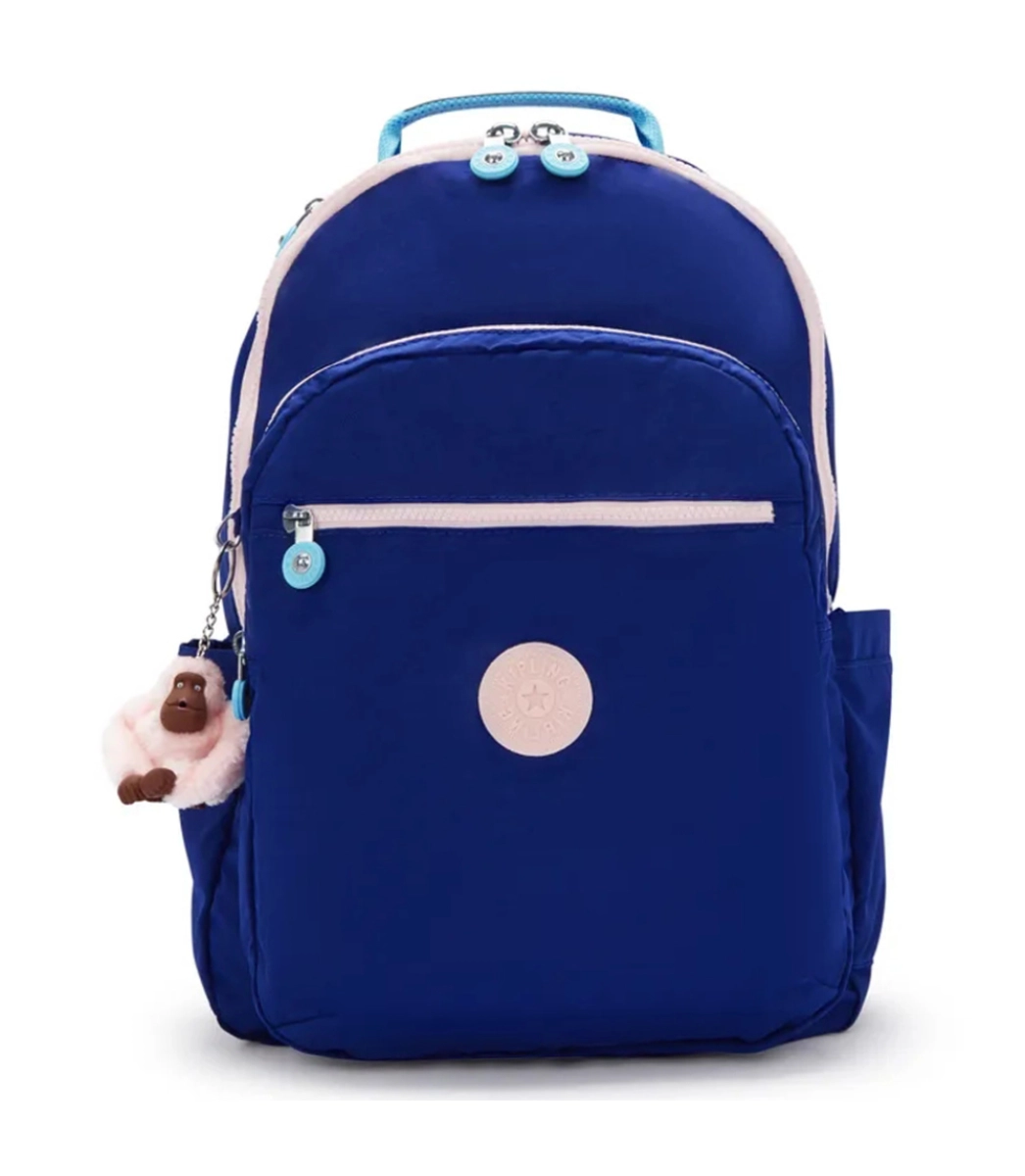 MOCHILA KIPLING SEOUL SOLAR NAVY C AZUL | Acquarela Shop