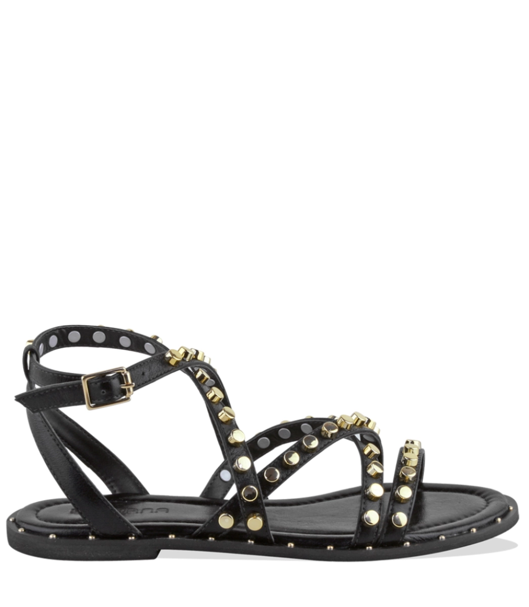 SANDÁLIA RASTEIRA BENTANA PRETO | Acquarela Shop